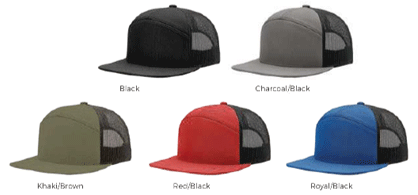 Richardson 168 Seven Panel Snapback Trucker Hat
