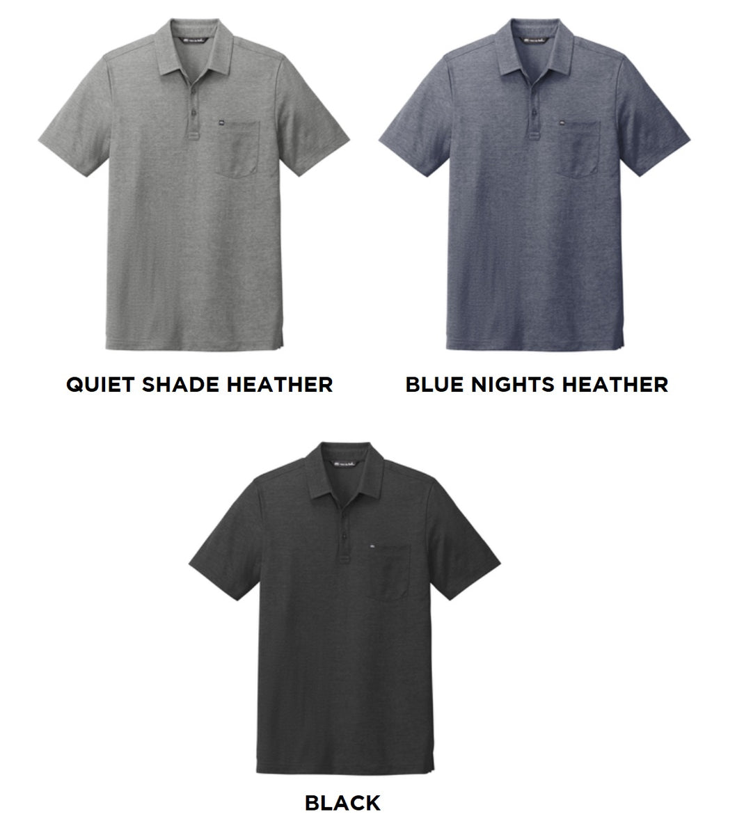 Travis Mathew Oceanside Heather Pocket Polo